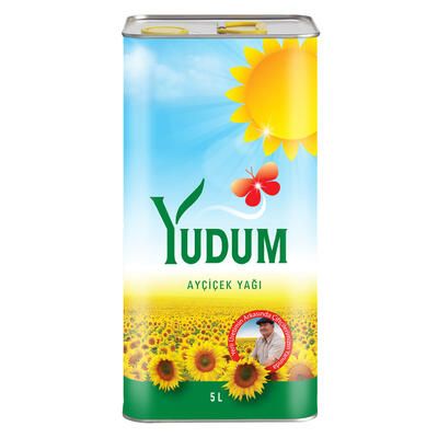 Yudum Ayçiçek Yağı 5 lt Teneke 1 Koli (4 Adet) Ayçiçek Yudum Teneke